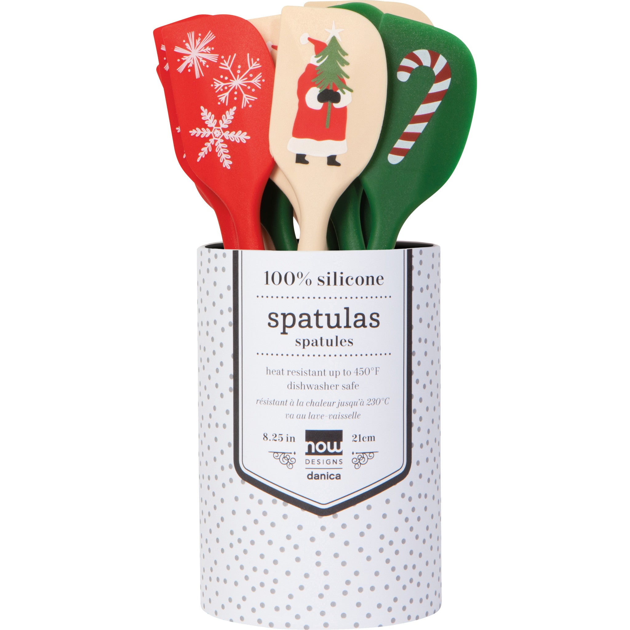Holiday Cheer Christmas Spatula Counter Display Unit Set of 18 Assorte
