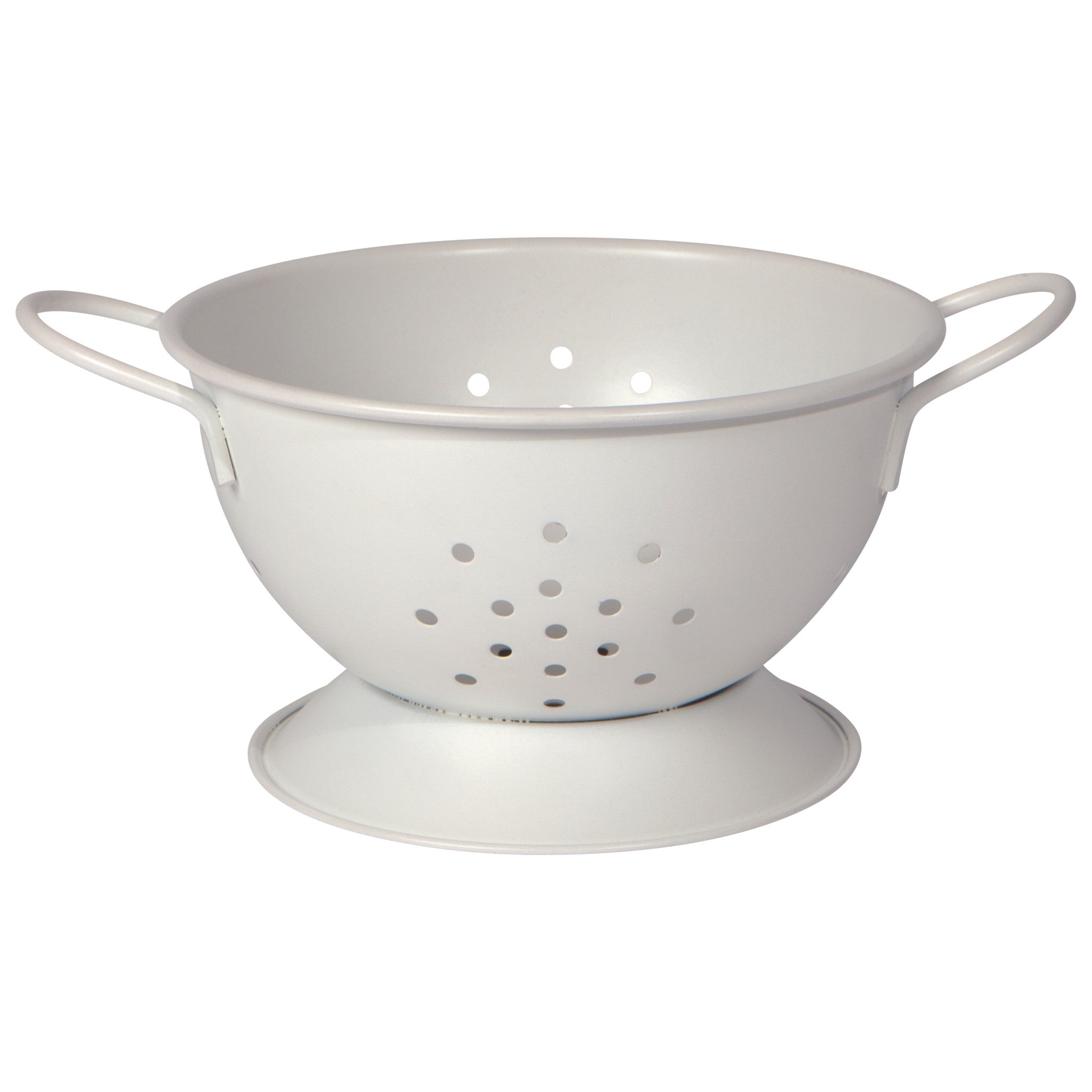 Matte White Small Colander