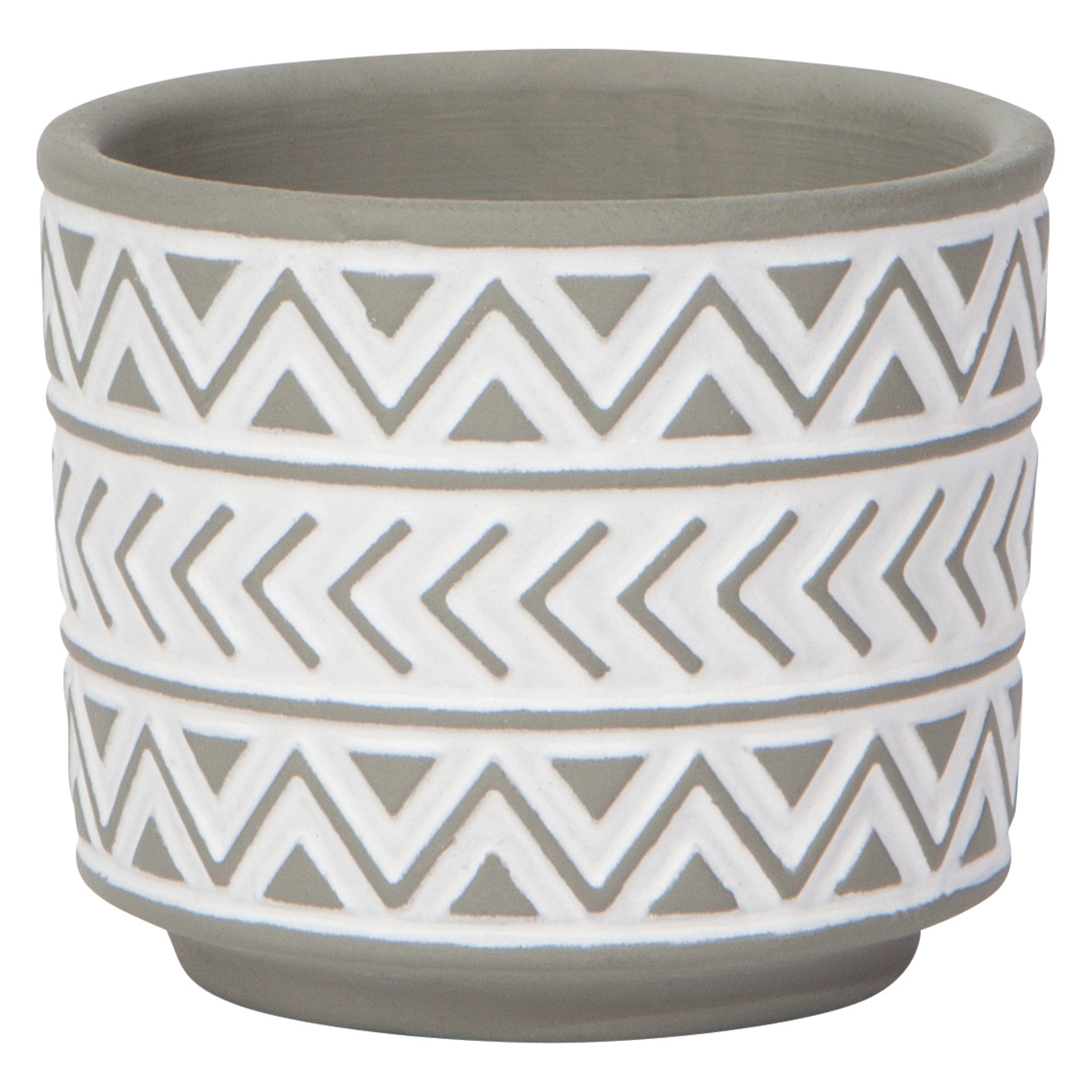 White Gray Spark Pot Plant Wm Pet