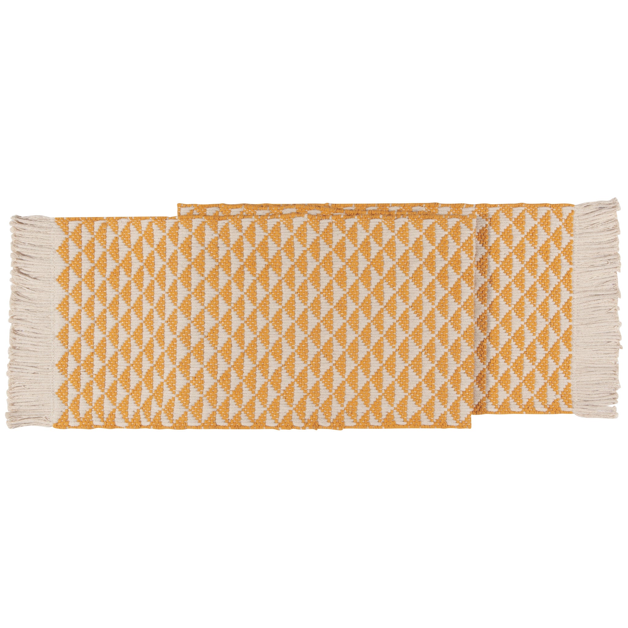 Everett 72 inch Table Runner Ochre Yellow