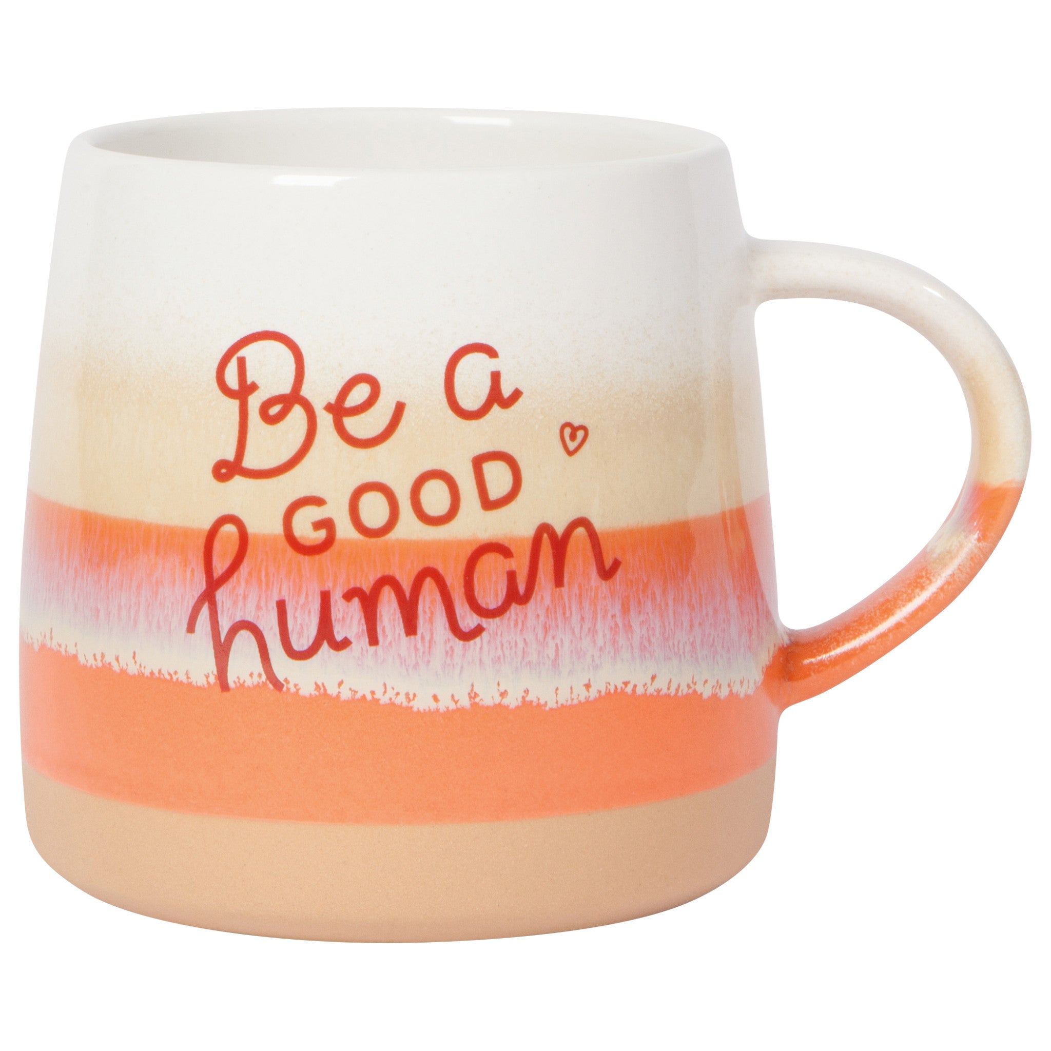 Be A Good Human Glazed Mug 12 oz
