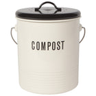 Compost Bin Vintage Ivory 1.25 Gallon